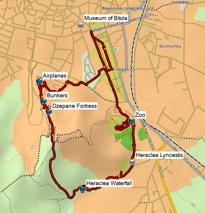 Bitola sightseeing – Airplanes, Bunkers, Dzepane Fortress, Waterfall ...